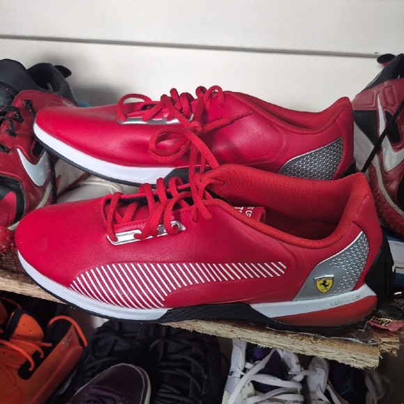 Puma | Shoes | Puma Ferrari Red Mens Sneakers | Poshmark